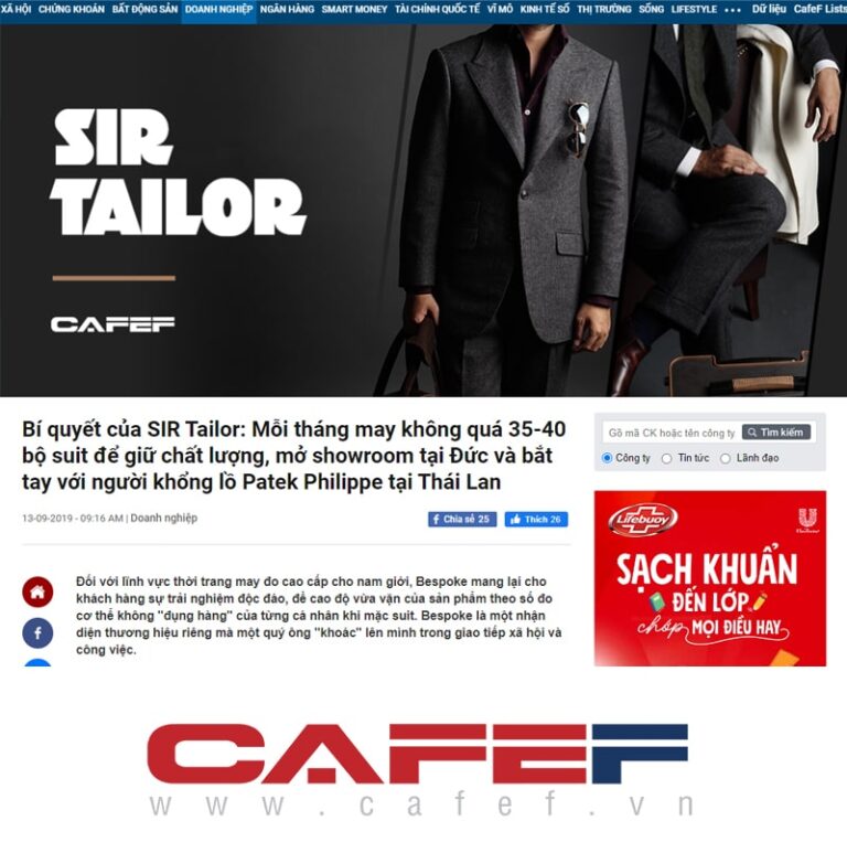 SIR Tailor: May Vest Cưới - Vest công sở - Đồng phục Cao cấp